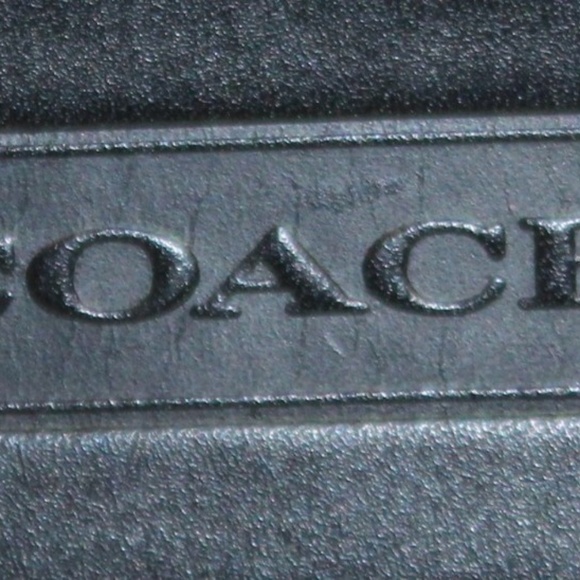 Coach | Bags | Black Coach Shoulder Bag Bottom Logo | Poshmark